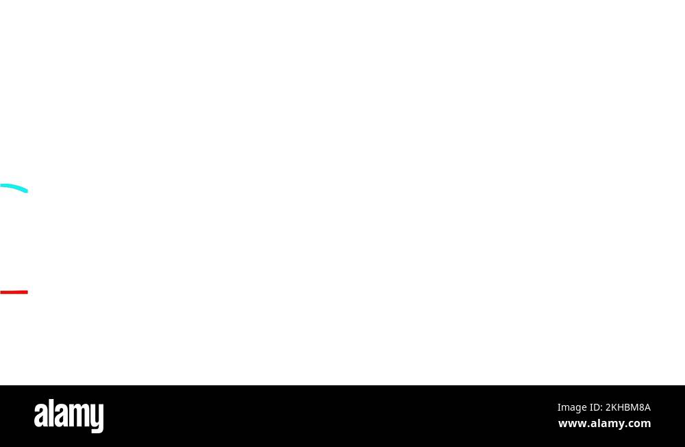 Animated Line Chart Graph Lines Moving From Left to Right Drawing Data ...