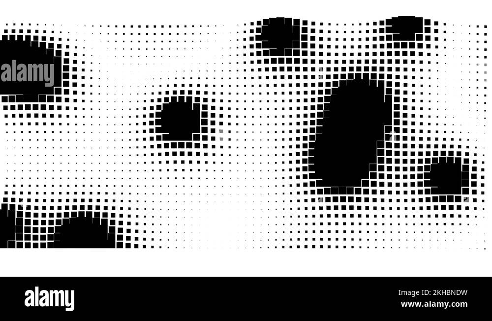 Abstract Black Blobs Moving Across Flexible Organic Grid Virtual Sheet ...