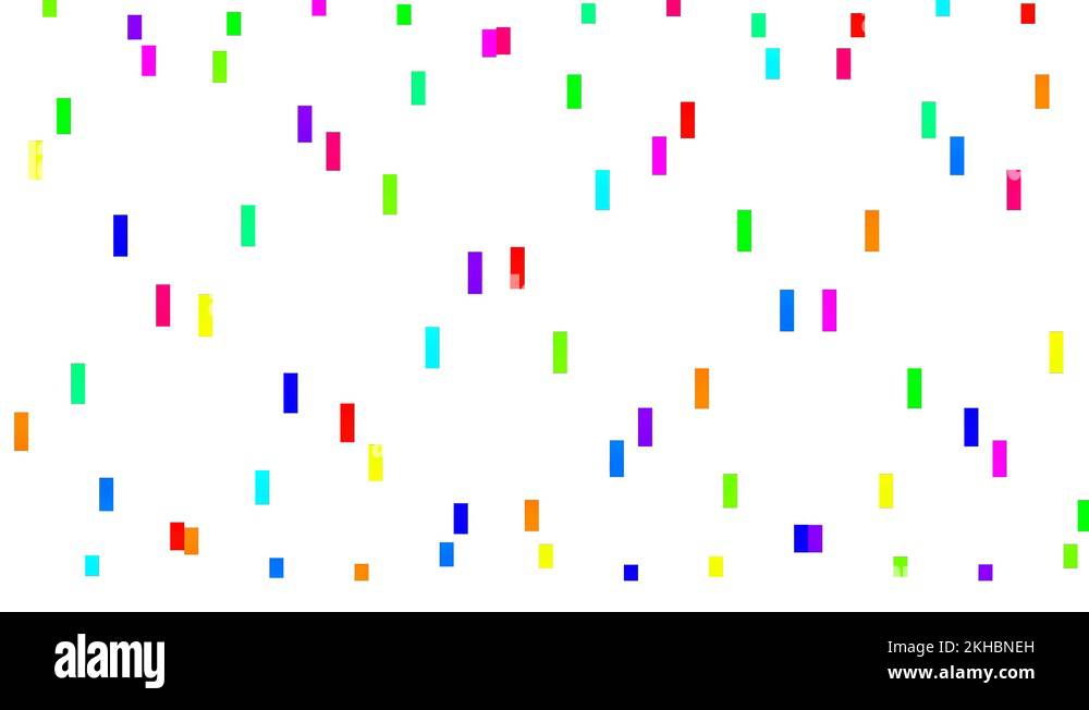 Brightly Colored Rainbow Bars Expanding and Crossing to Fill Screen ...