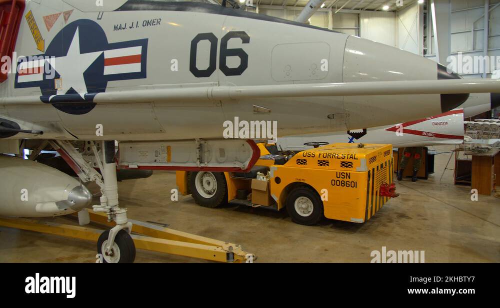 Inside the USS Alabama Battleship Museum, WWII Planes Stock Video ...
