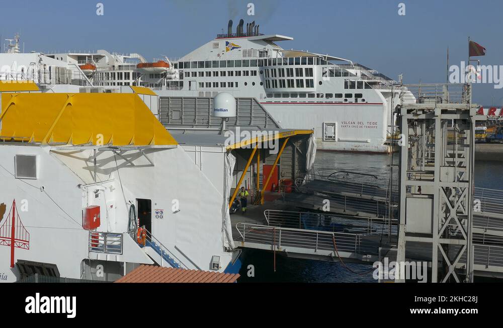 Ungraded: Large Cargo Ferry Raises Ramps Before Sailing Offshore Stock ...