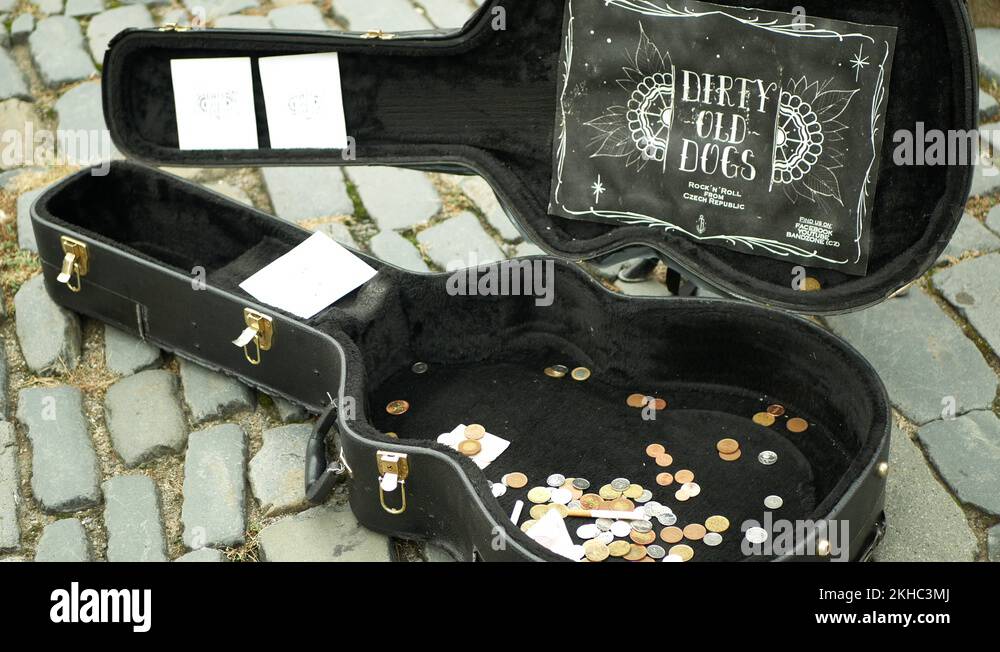 Busker money guitar case Stock Videos & Footage - HD and 4K Video Clips ...