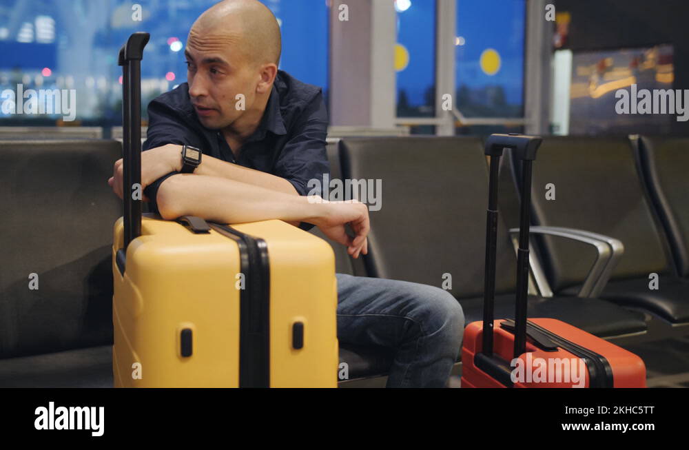 Airport tired man luggage Stock Videos & Footage - HD and 4K Video ...