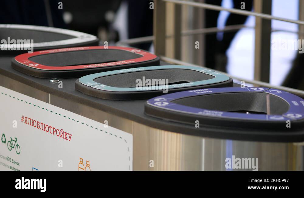 Container for separate collection of waste with compartments for ...