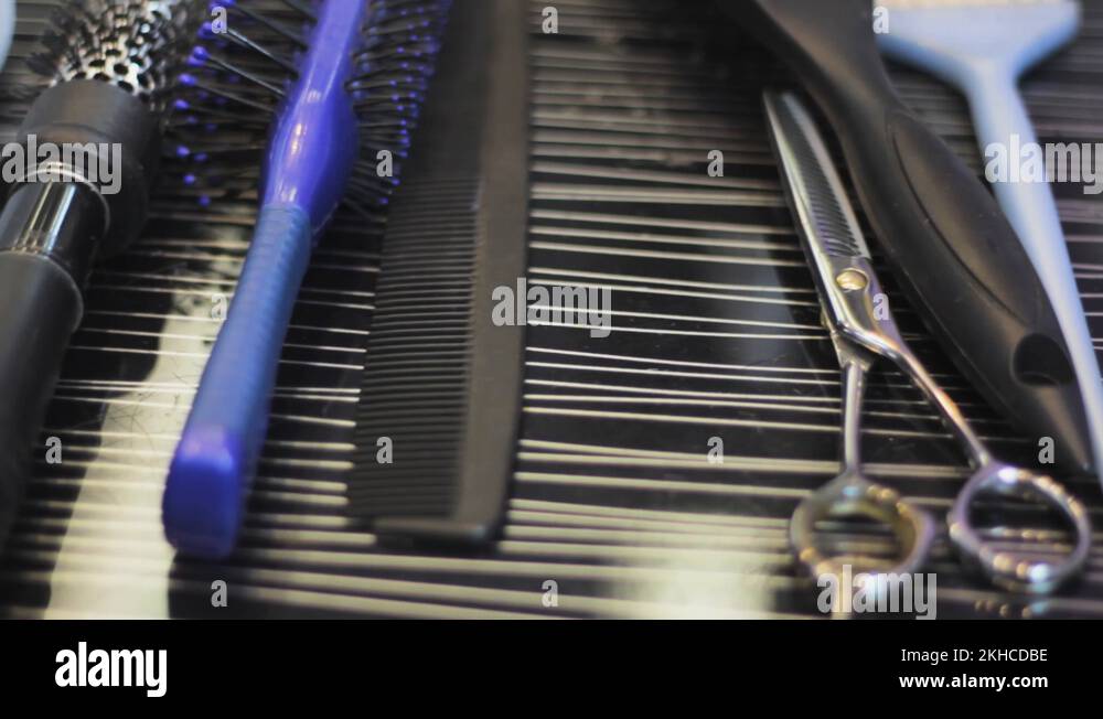Comb and scissors Stock Videos & Footage - HD and 4K Video Clips - Alamy