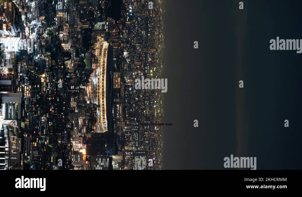 New National Stadium for 2020 Tokyo Olympics (vertical/time lapse/zoom ...