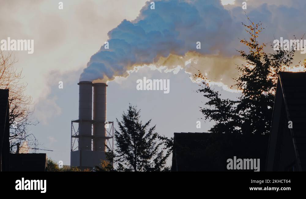 Air pollution blue sky emissions environment Stock Videos & Footage ...