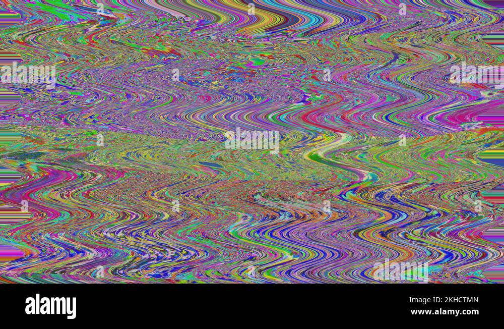 Digital glitch imitation, damaged vhs, corrupted data effect. Looped ...