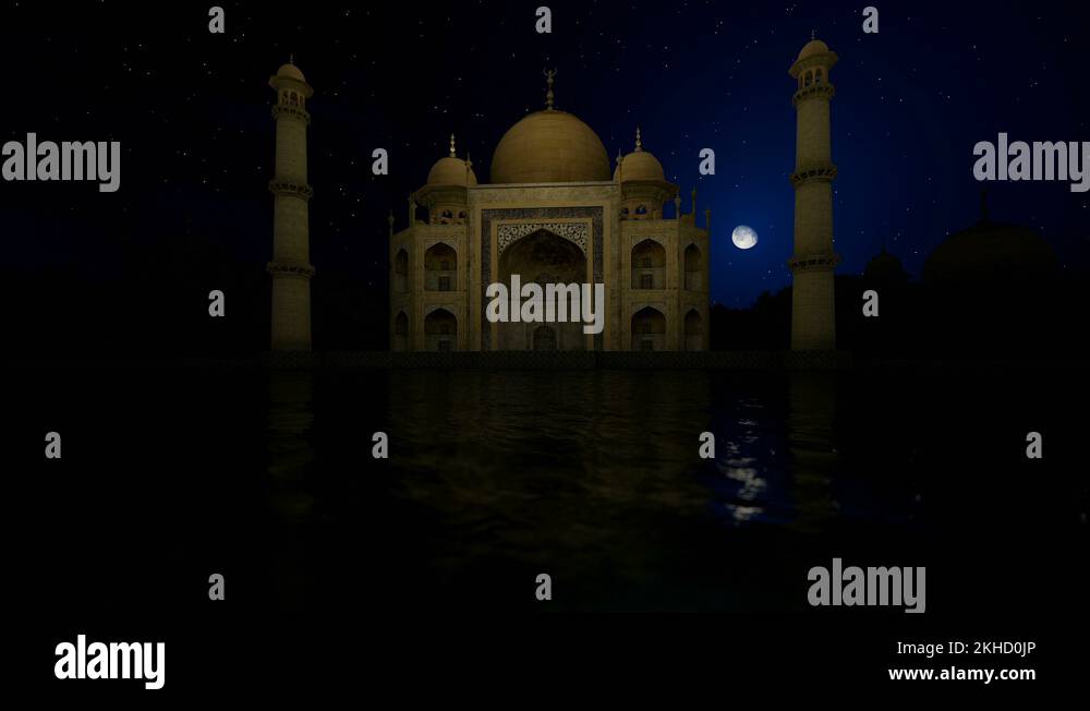 Taj mahal light full moon Stock Videos & Footage - HD and 4K Video ...