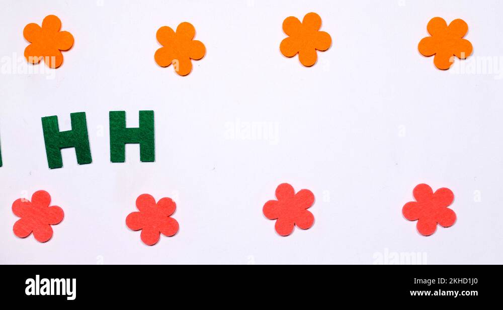 Letter H of the English alphabet Stock Video Footage - Alamy