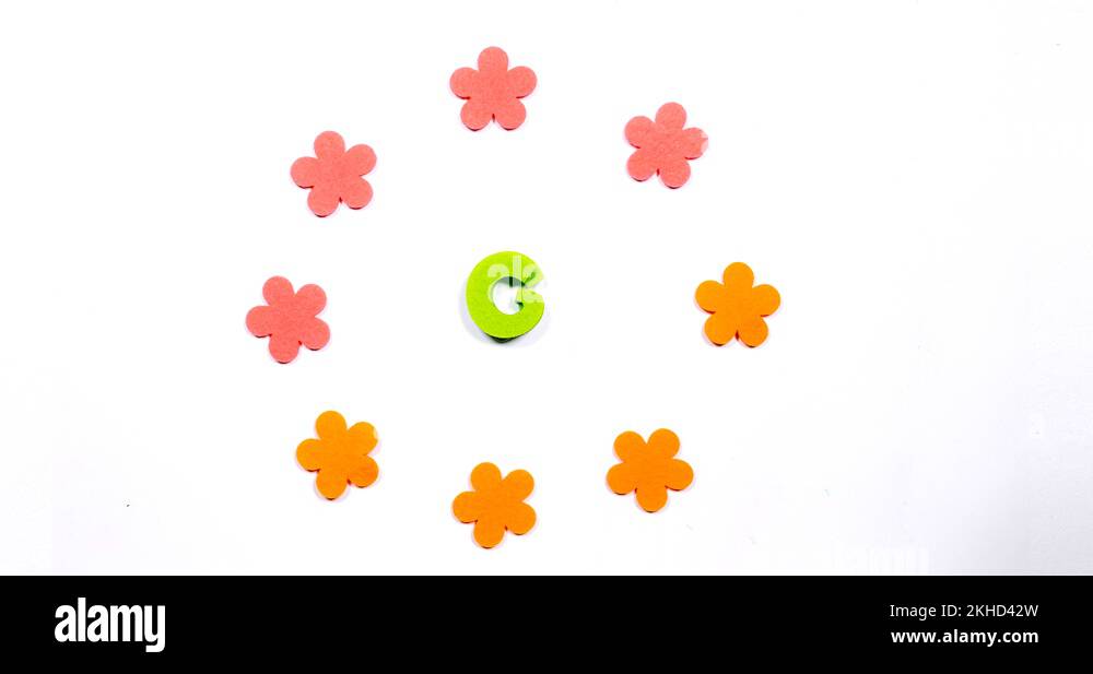 Letter G of the English alphabet. Dancing letter on a white background ...