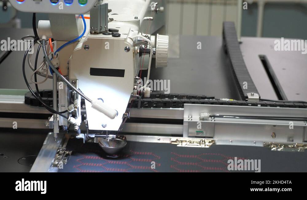 sewing machine control computer. automatic sewing machine. Automated ...