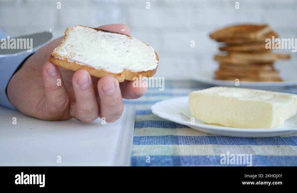 Buttered white sliced bread Stock Videos & Footage - HD and 4K Video ...