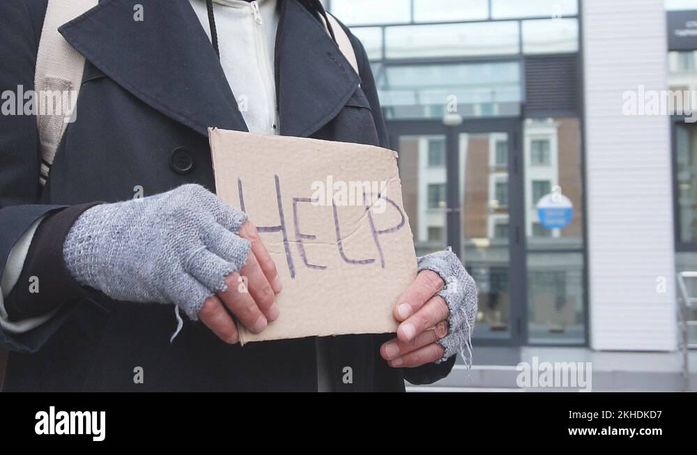 Old man with sign Stock Videos & Footage - HD and 4K Video Clips - Alamy