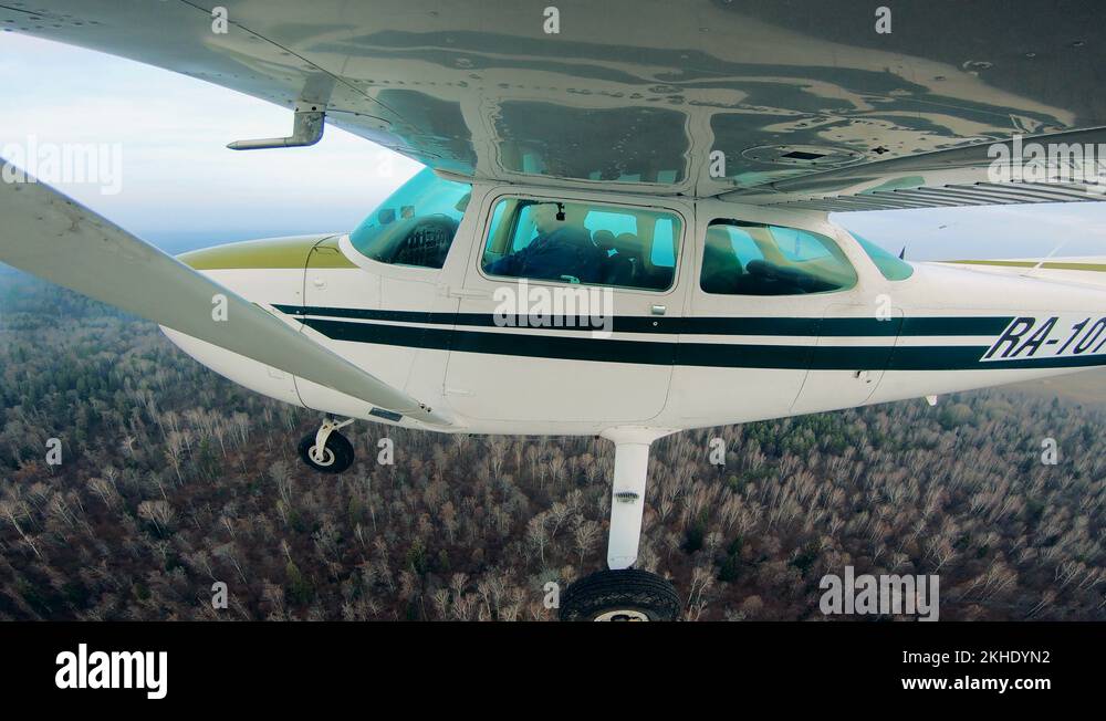 Light aircraft plane aeroplane flying machine aircraft Stock Videos ...