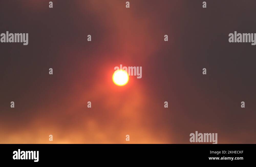 Sun behind smoke Stock Videos & Footage - HD and 4K Video Clips - Alamy