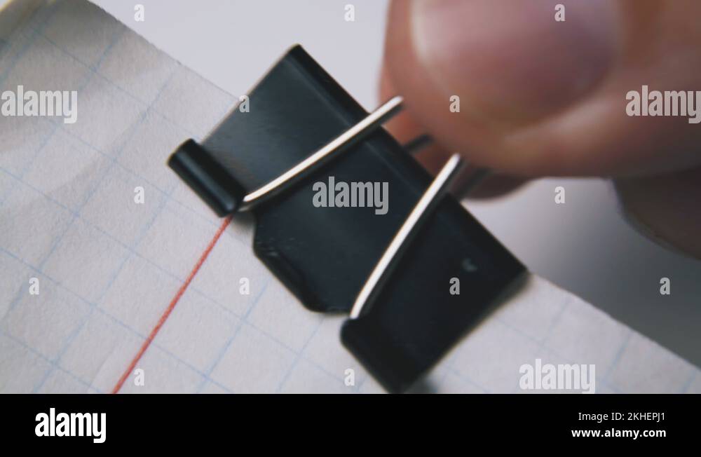 Paper clamp Stock Videos & Footage - HD and 4K Video Clips - Alamy