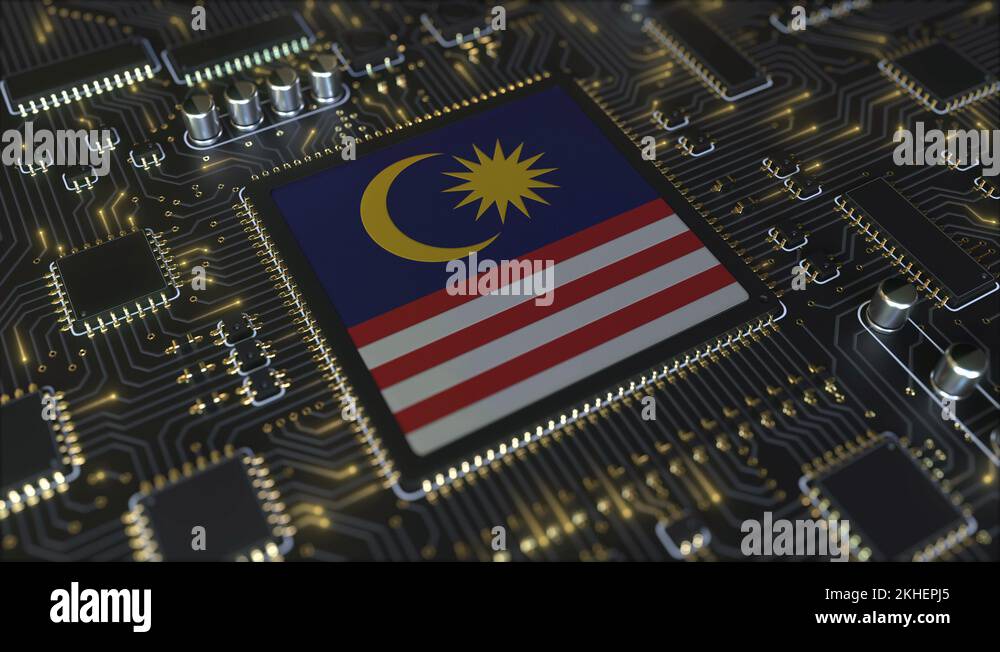 Details of flag of Malaysia on the operating chipset. Malaysian ...