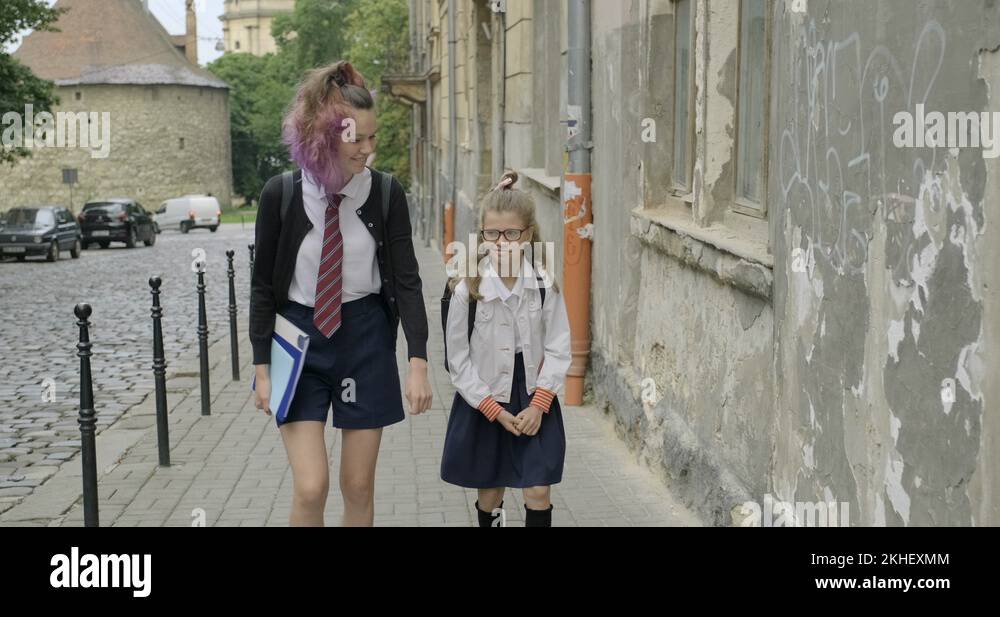 Sisters school uniform Stock Videos & Footage - HD and 4K Video Clips ...