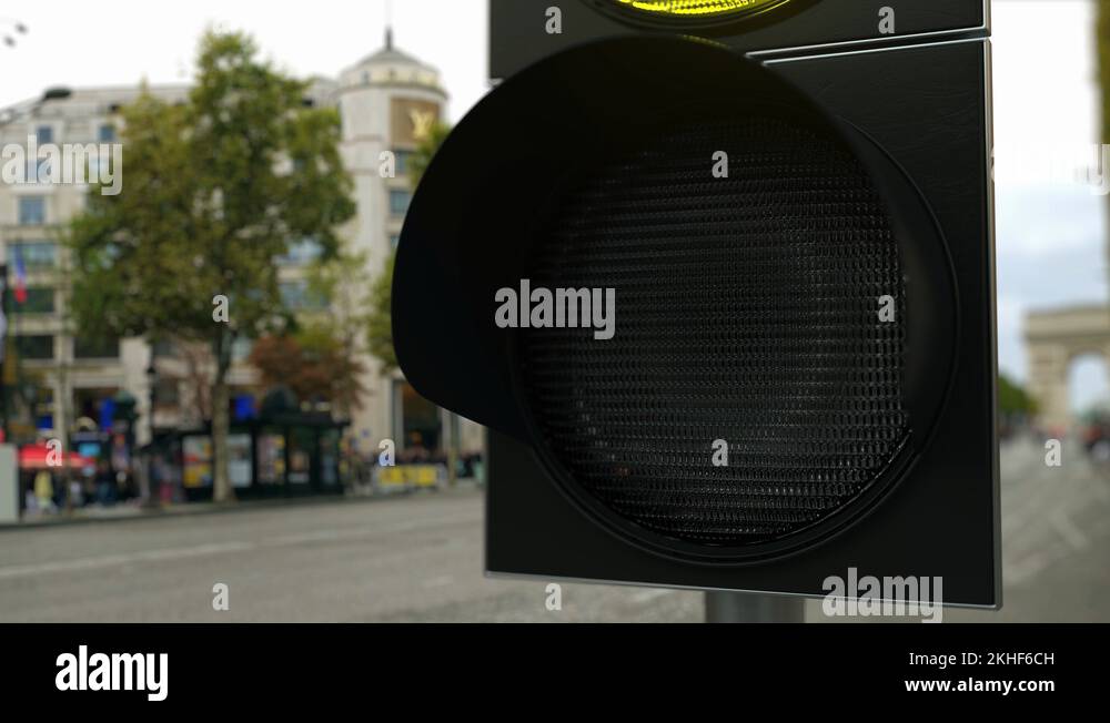 APPROVED text on green traffic light signal. Conceptual 3D animation ...