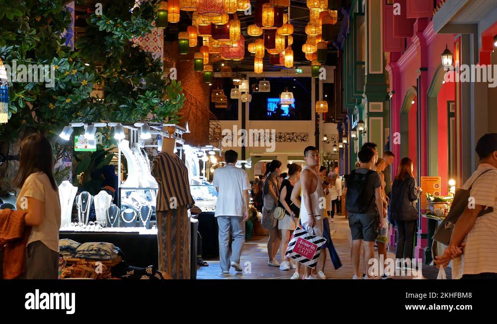 Ground floor floating market in Iconsiam shopping mall,Bangkok Stock ...
