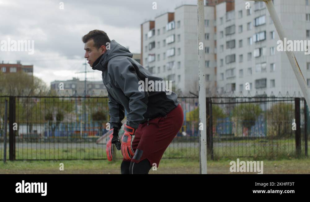 Goalie jumping Stock Videos & Footage - HD and 4K Video Clips - Alamy