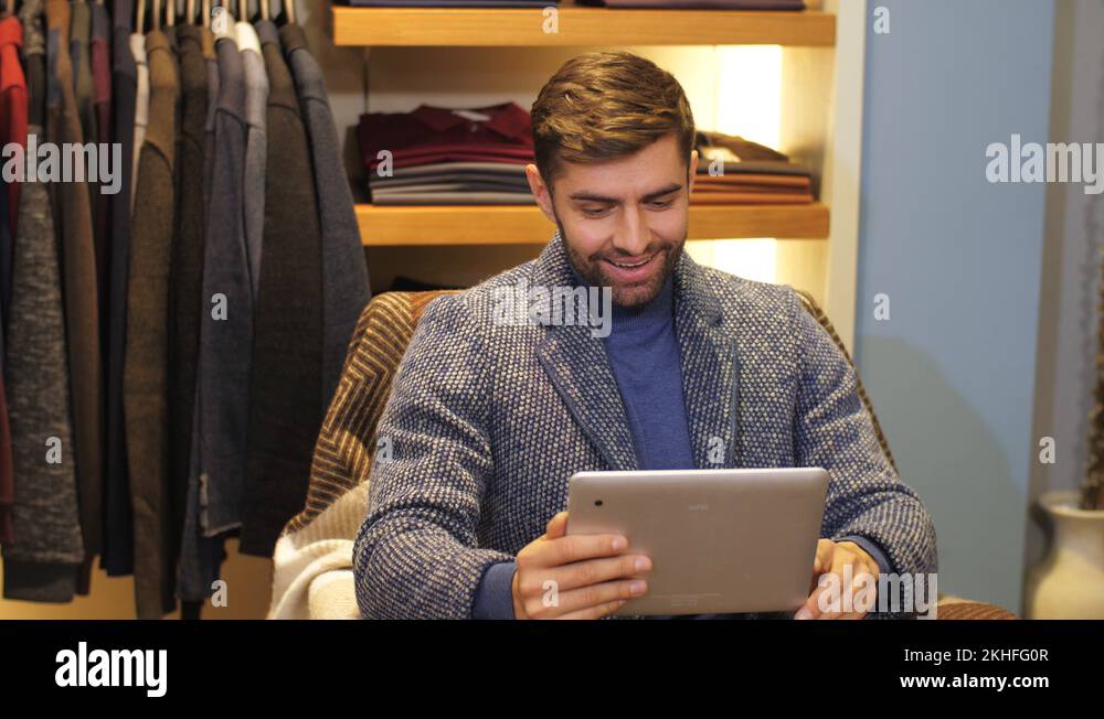 Man clothing store Stock Videos & Footage - HD and 4K Video Clips - Alamy