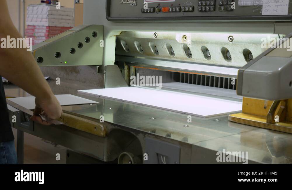 Paper cutter machine Stock Videos & Footage - HD and 4K Video Clips - Alamy