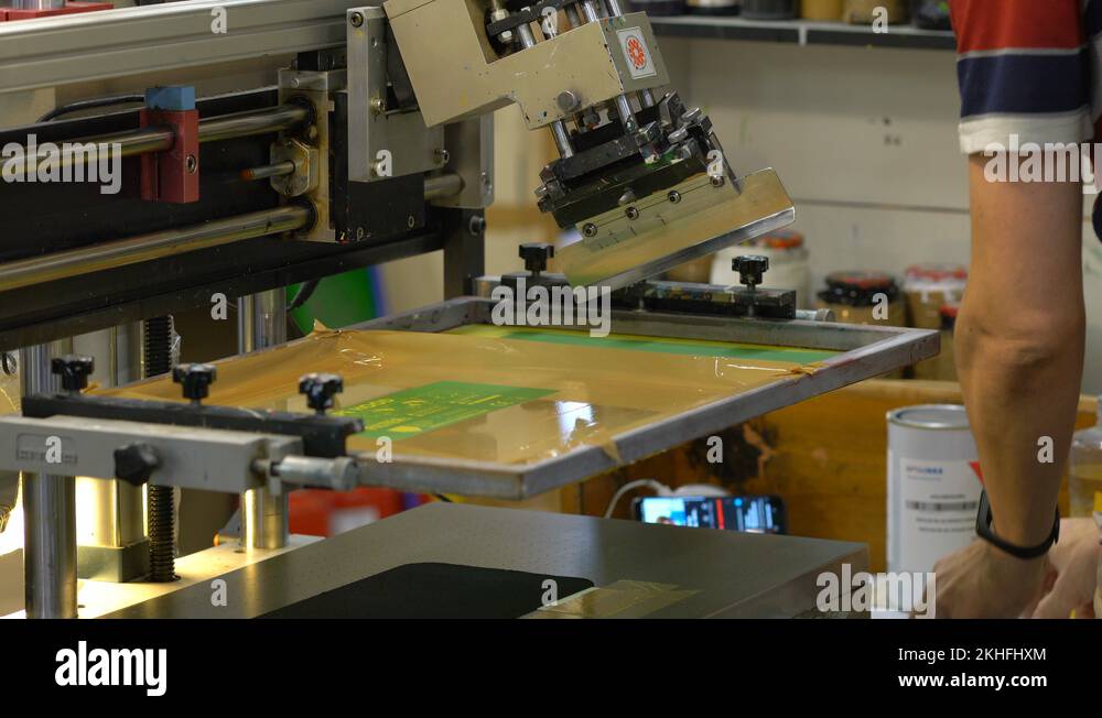 Silk screen process Stock Videos & Footage - HD and 4K Video Clips - Alamy