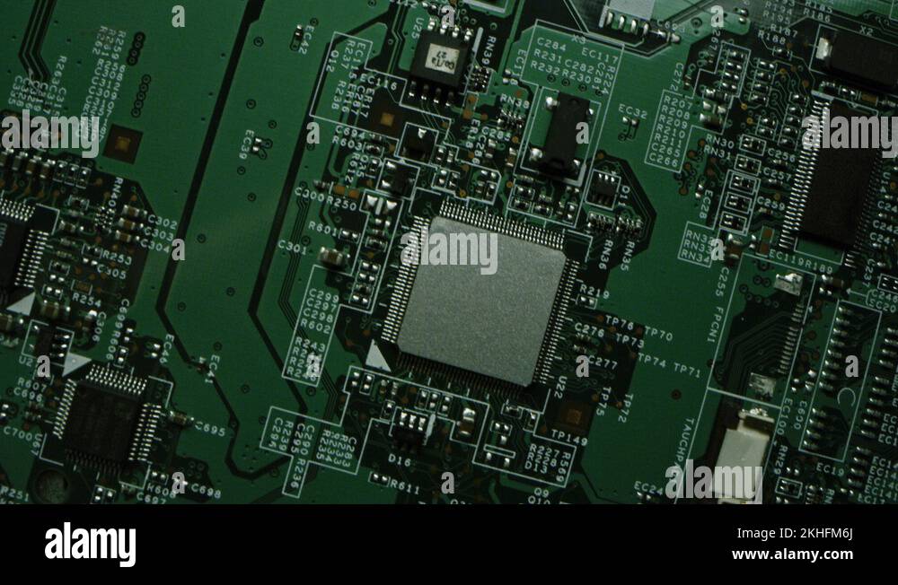 Green Printed Circuit Board, Computer Motherboard Components ...
