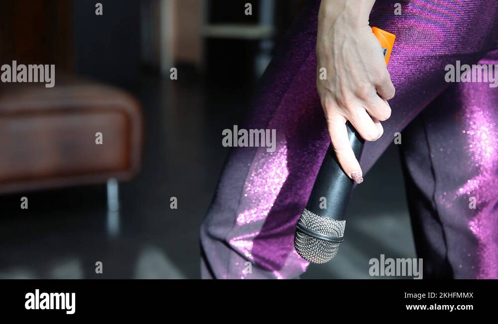 Black hand holding microphone Stock Videos & Footage - HD and 4K Video ...