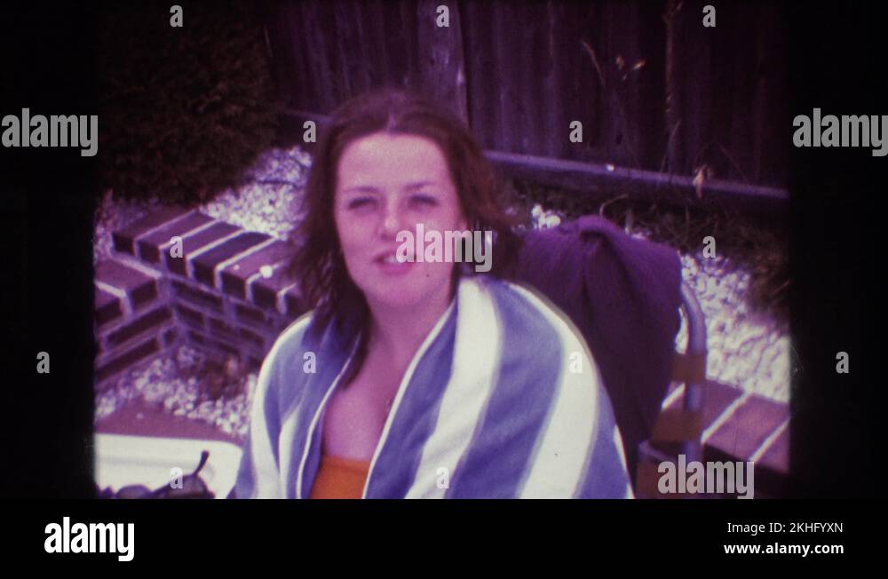 BOSTON USA-1975: Woman Gives A Quick Peek Of Her Tan Line In A ...