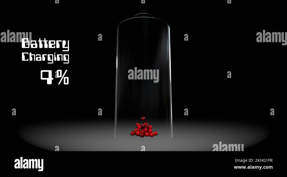 Charging lithium battery, 3D animation Stock Video Footage - Alamy
