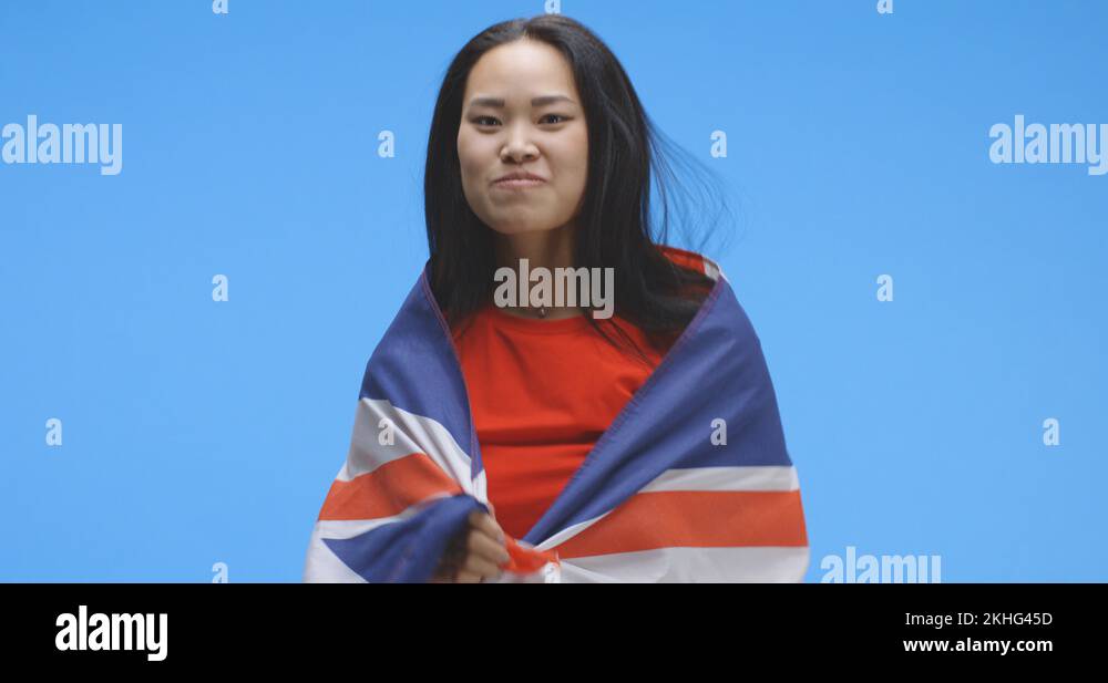 Woman wrapped in union jack flag Stock Videos & Footage - HD and 4K ...