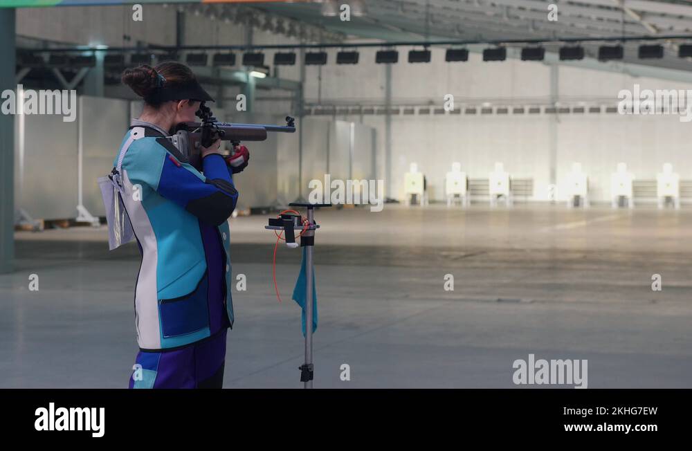 Girl aiming shotgun Stock Videos & Footage - HD and 4K Video Clips - Alamy
