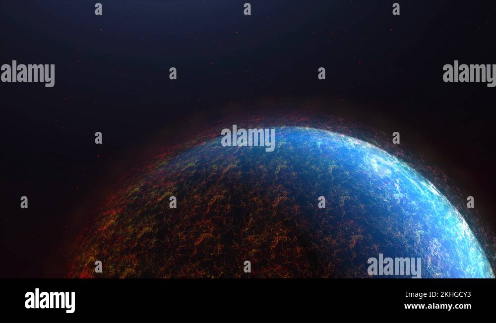 Spinning realistic globe world map, dark and grain processed Stock ...