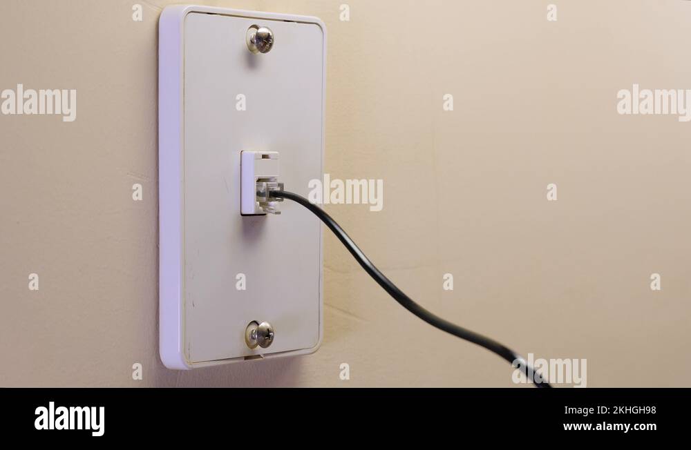 Telephone cord plug Stock Videos & Footage - HD and 4K Video Clips - Alamy