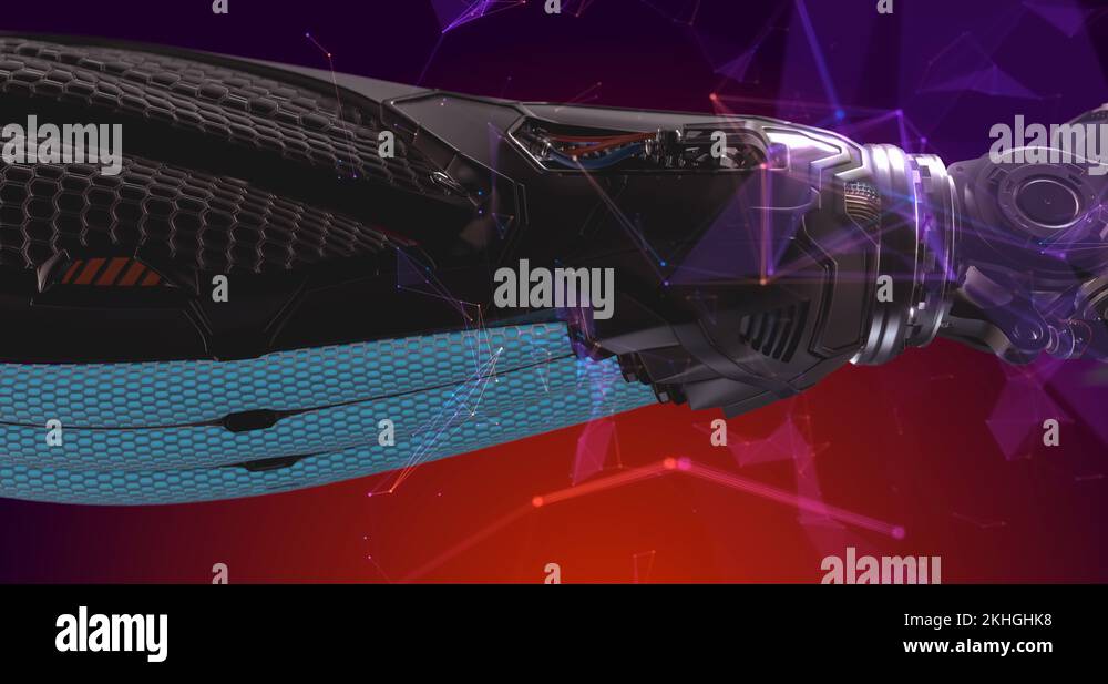 Robot arm with green sprout technology and ecology conceptual design ...