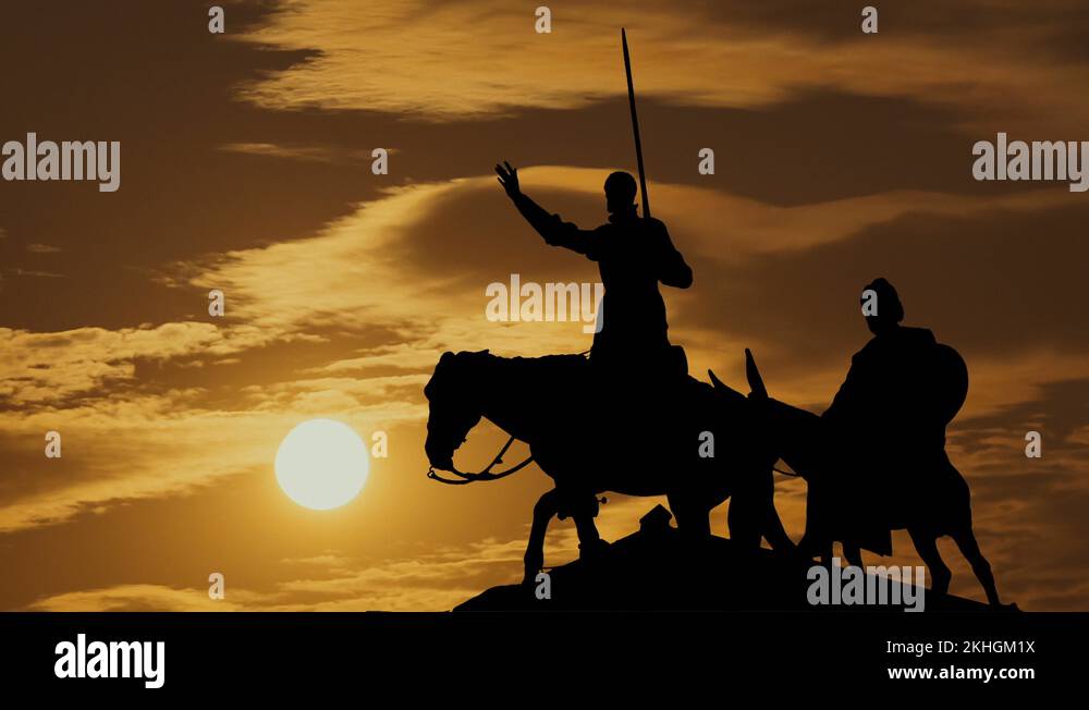 Don quijote de la mancha statue Stock Videos & Footage - HD and 4K ...