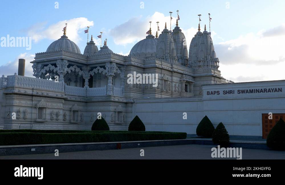 Baps shri swaminarayan mandir neasden Stock Videos & Footage - HD and ...