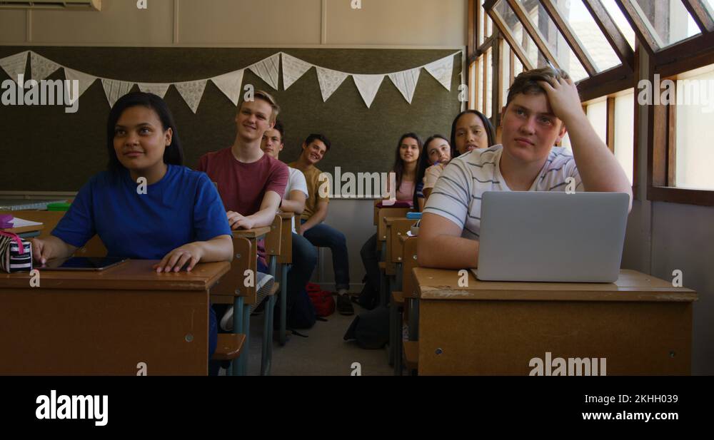 School classroom teenagers lesson Stock Videos & Footage - HD and 4K ...