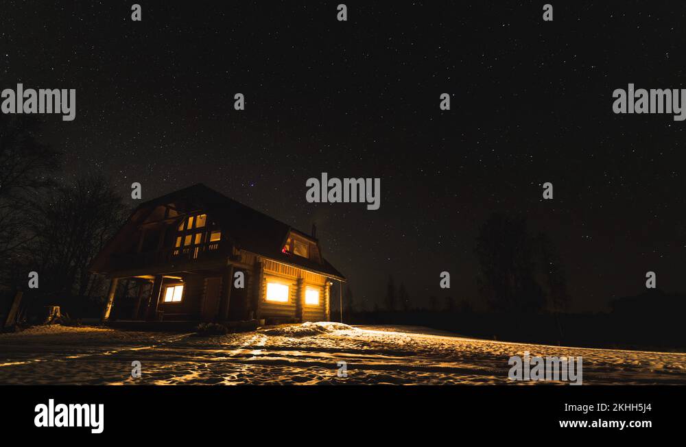 Log cabin night forest Stock Videos & Footage - HD and 4K Video Clips ...