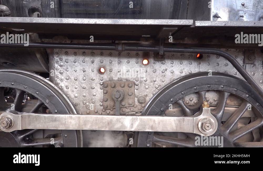 Steam locomotive train wheel connection Stock Videos & Footage - HD and ...