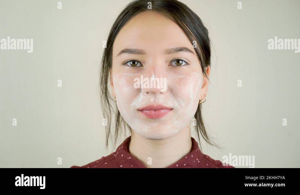 Foam face woman Stock Videos & Footage - HD and 4K Video Clips - Alamy
