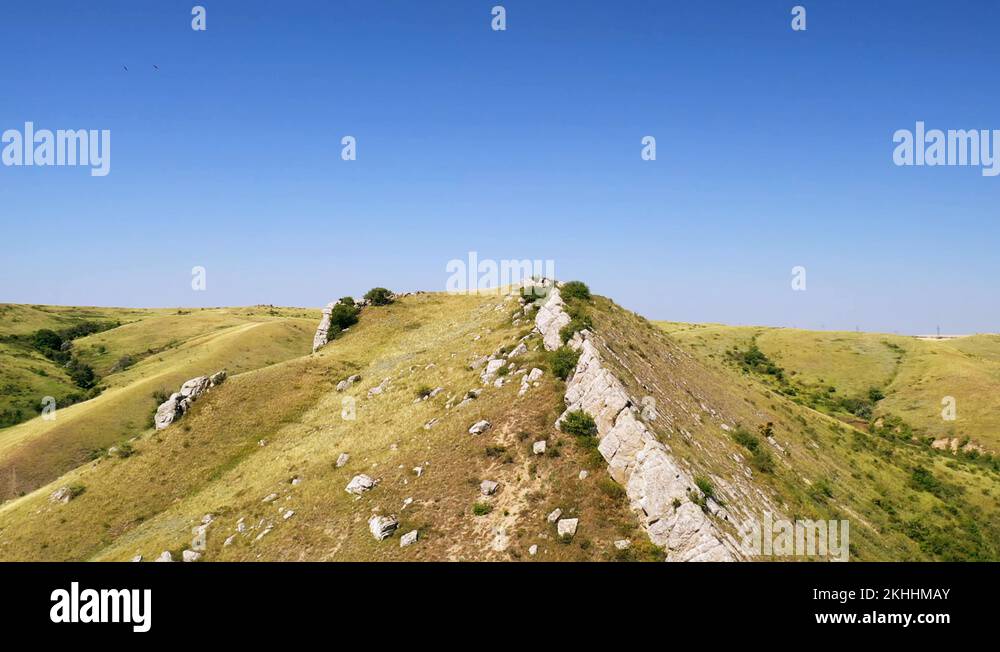 Mountains Two sisters, Seversky Donets river, landscapes in Russia ...