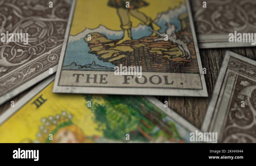 Tarot Card THE FOOL, Jester, Mystery of Protagonist of a Story, Fool's ...