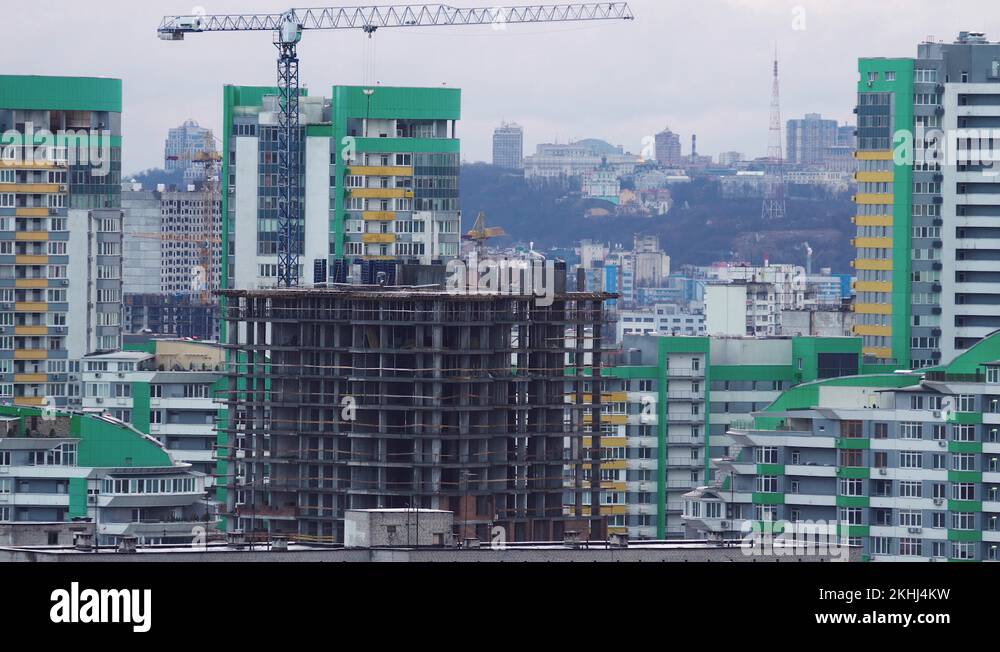 Buildings and residential buildings in high rise building Stock Videos ...