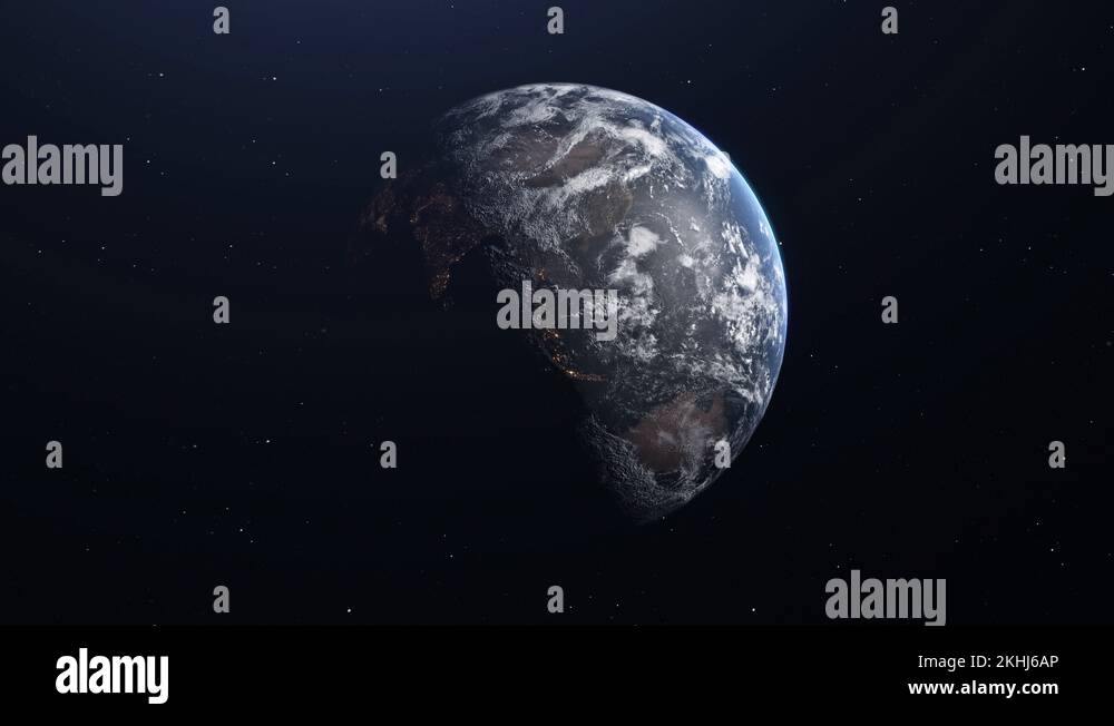 Planet earth from space. concept or background for new technologies and ...