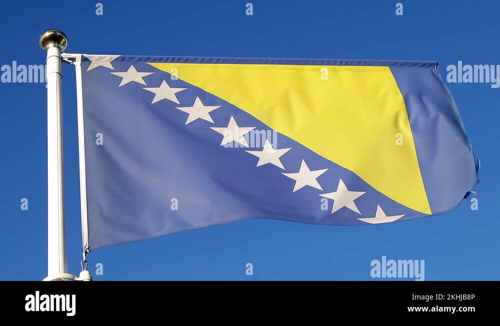 Official flag of bosnia Stock Videos & Footage - HD and 4K Video Clips ...