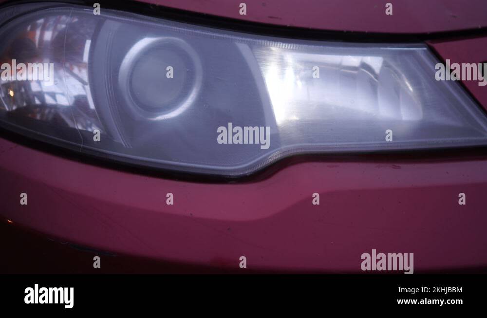 Bright headlights on car red Stock Videos & Footage - HD and 4K Video ...